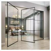 China Aluminum Sliding Glass Door Custom Size Thermal Break 6063-T5 Modern Apartment for sale