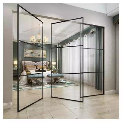 China Aluminum Sliding Glass Door Custom Size Thermal Break 6063-T5 Modern Apartment for sale