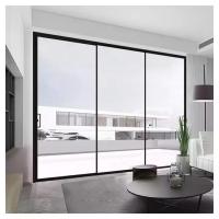 China Aluminum Sliding Glass Door Custom Size Thermal Break 6063-T5 Modern Apartment for sale