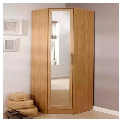 China Custom Solid Wood Modern Wardrobe 18mm MDF Sliding Door Bedroom Closet for sale