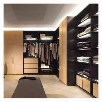 China Customizable Walk In Closet Wardrobe with 18mm MDF Board and Soft Closing Hinges for sale