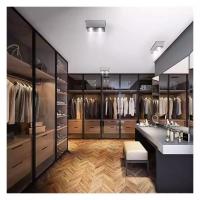 China Customizable Walk In Closet Wardrobe with 18mm MDF Board and Soft Closing Hinges for sale