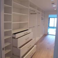 China White Accepted Customized New Design Walk In Closet With 18mm Mad Board for sale