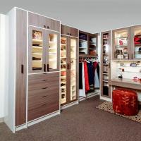 China White Accepted Customized New Design Walk In Closet With 18mm Mad Board for sale