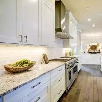 China Modern Lacquer Finish Marble Kitchen Cabinets Self Assemble for sale