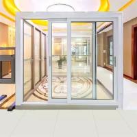 China Thermal Break Double Glazed Aluminum Sliding Window Door Tempered Low E for sale