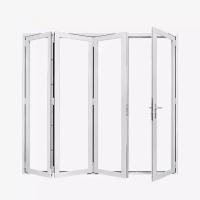 China Custom EPDM Waterproof Aluminum Folding Door Glass Bifold Patio Sliding 1.2mm-3.0mm for sale