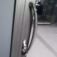 China Customized Modern Multi Panel Sliding Doors , Temper Glass Aluminum Frame Doors for sale