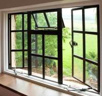 China Modern Sliding Aluminum Grill Window 1200mm x 1500mm Casement for sale