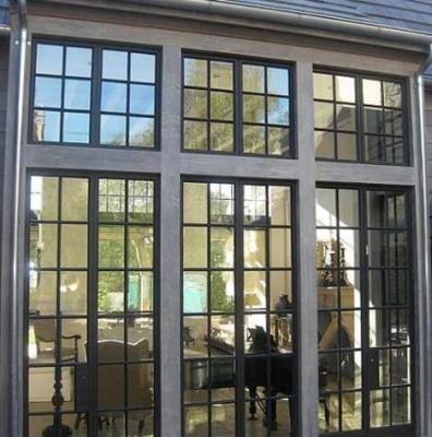 China Modern Sliding Aluminum Grill Window 1200mm x 1500mm Casement for sale