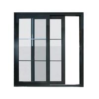 China Standard Aluminum Sliding Glass Window Double Layer Alloy 1200mm x 1500mm for sale