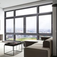 China Standard Aluminum Sliding Glass Window Double Layer Alloy 1200mm x 1500mm for sale