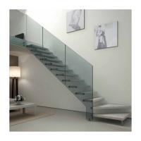 China Luxury Modern Home Design Wooden Floating Staircase Customized Straight for sale