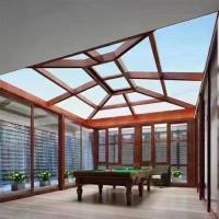 China Aluminium Double Glazed Leak Proof Skylight 2.0mm Powder Coated for sale