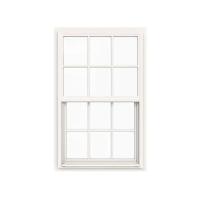 China Customized Double Hung PVC Security Doors with Magnetic Screen 1200x1500mm for sale