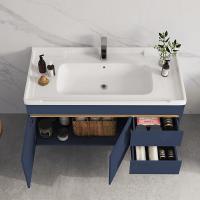China Luxury Solid Wood With LED Bathroom Mirror Cabinet Vanity New Design for sale