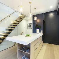 China CE Custom Luxury Kitchen Furniture , Flat Pack Kitchen Cabinet for sale