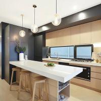 China CE Custom Luxury Kitchen Furniture , Flat Pack Kitchen Cabinet for sale