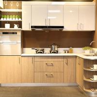 China CE Custom Luxury Kitchen Furniture , Flat Pack Kitchen Cabinet for sale