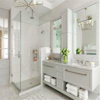 China Custom Modern Bathroom Vanity Cabinet 24x22x34 Plywood MDF Eco Friendly for sale