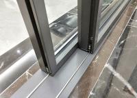 China Modern Aluminum Double Glazed Sliding Doors Push And Pull Opening for sale
