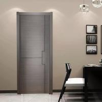 China Customized Composite Waterproof WPC PVC Door for Internal Bedroom for sale