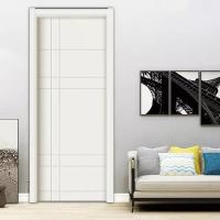 China Customized Composite Waterproof WPC PVC Door for Internal Bedroom for sale