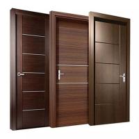 China Wooden Plywood Internal Room Interior Wood Door Push Pull Opening 120 Inch Custom Thickness for sale