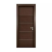 China Wooden Plywood Internal Room Interior Wood Door Push Pull Opening 120 Inch Custom Thickness for sale