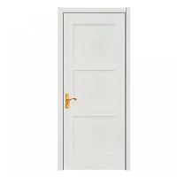 China Indoor Shaker Plain Wooden Solid Interior Hard Wood Door CE approved for sale