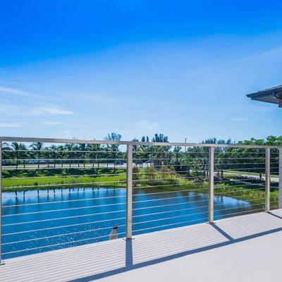 China Stainless Steel Wire Cable Railing System for Terrace Balcony Outdoor Handrail 50.8mm for sale