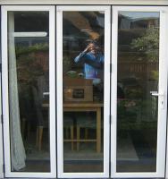 China Accordion Bathroom Plastic Sliding Pvc Folding Door Anodized for sale
