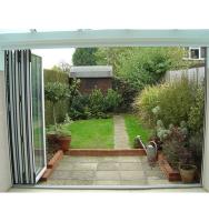 China Accordion Bathroom Plastic Sliding Pvc Folding Door Anodized for sale