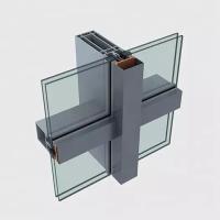 China Exposed Aluminum Cladding Frame Glass Curtain Wall Exterior Customized for sale