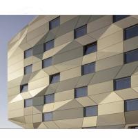 China Aluminum Double Glass Curtain Wall 3000mm Height 1850mm Width Waterproof Exterior Wall for sale