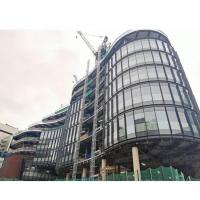 China Aluminum Frame Cladding Exterior Glass Curtain Wall 6063-T5 for sale