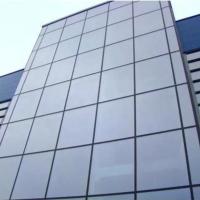 China Aluminum Cladding Double Glazed Glass Curtain Wall Modern Waterproof for sale