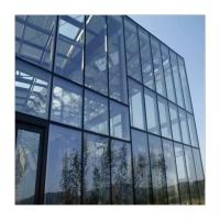 China Aluminum Cladding Double Glazed Glass Curtain Wall Modern Waterproof for sale