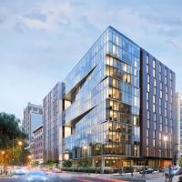 China Cladding Glass Facade Hidden Frame Glass Curtain Wall Commercial for sale