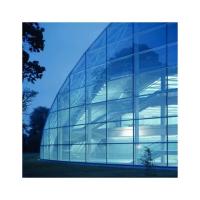 China Aluminum Cladding Glass Facade Hidden Frame Curtain Wall 12A for sale