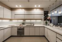 China Modern Ready Made Cupboard Rta Kitchen Cabinet With Sensor Switch for sale