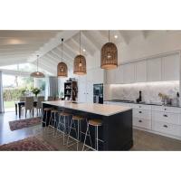 China RTA Grey Shaker Kitchen Cabinet Solid Birch Wood 40 HQ Container 750 Pieces for sale