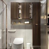 China Double Sink Solid Wood Bathroom Vanity Cabinet 15mm Plywood 5mm Mirror Modern European for sale