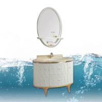 China Hotel Vanity Round Bathroom Cabinets With Mirror Accessories for sale