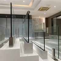 China Anti Typhoon Hurricane Outdoor Frameless Glass Balustrade 10-20mm Thickness Aluminum 6063 for sale