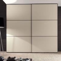 China Custom High Glossy Waterproof Bedroom Wall Wardrobe Acrylic / UV / Lacquer for sale