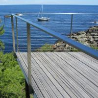 China Stainless Steel Cable Wire Balustrade For Stairs / Balcony Railing for sale