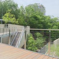 China Stainless Steel Cable Wire Balustrade For Stairs / Balcony Railing for sale