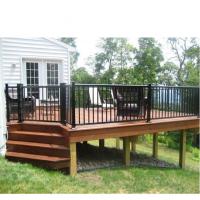 China Aluminum Stairs Balustrade Balcony Railing 900mm Height 16x16mm Picket Tube for sale