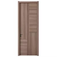 China Internal Room Waterproof Bathroom Door Modern Wooden Panel Design for sale